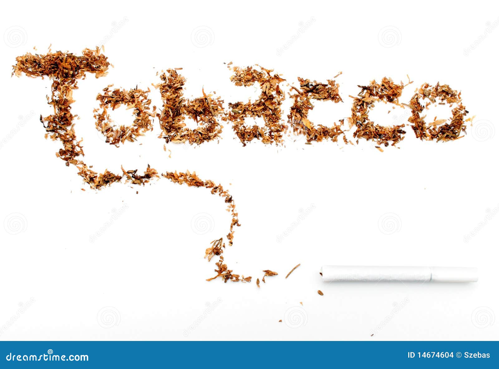 Cigarette Tobacco stock photo. Image of habit, tobacco - 14674604