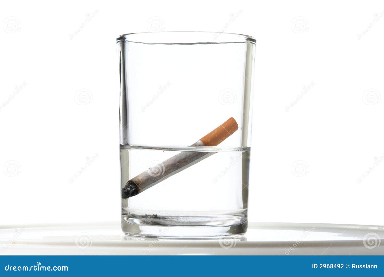 Cigarette In Water Picture. Image: 2968492