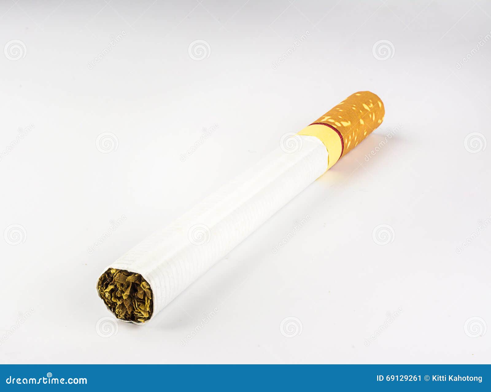 Cigarette on White Background Stock Image - Image of sign, tabacco ...