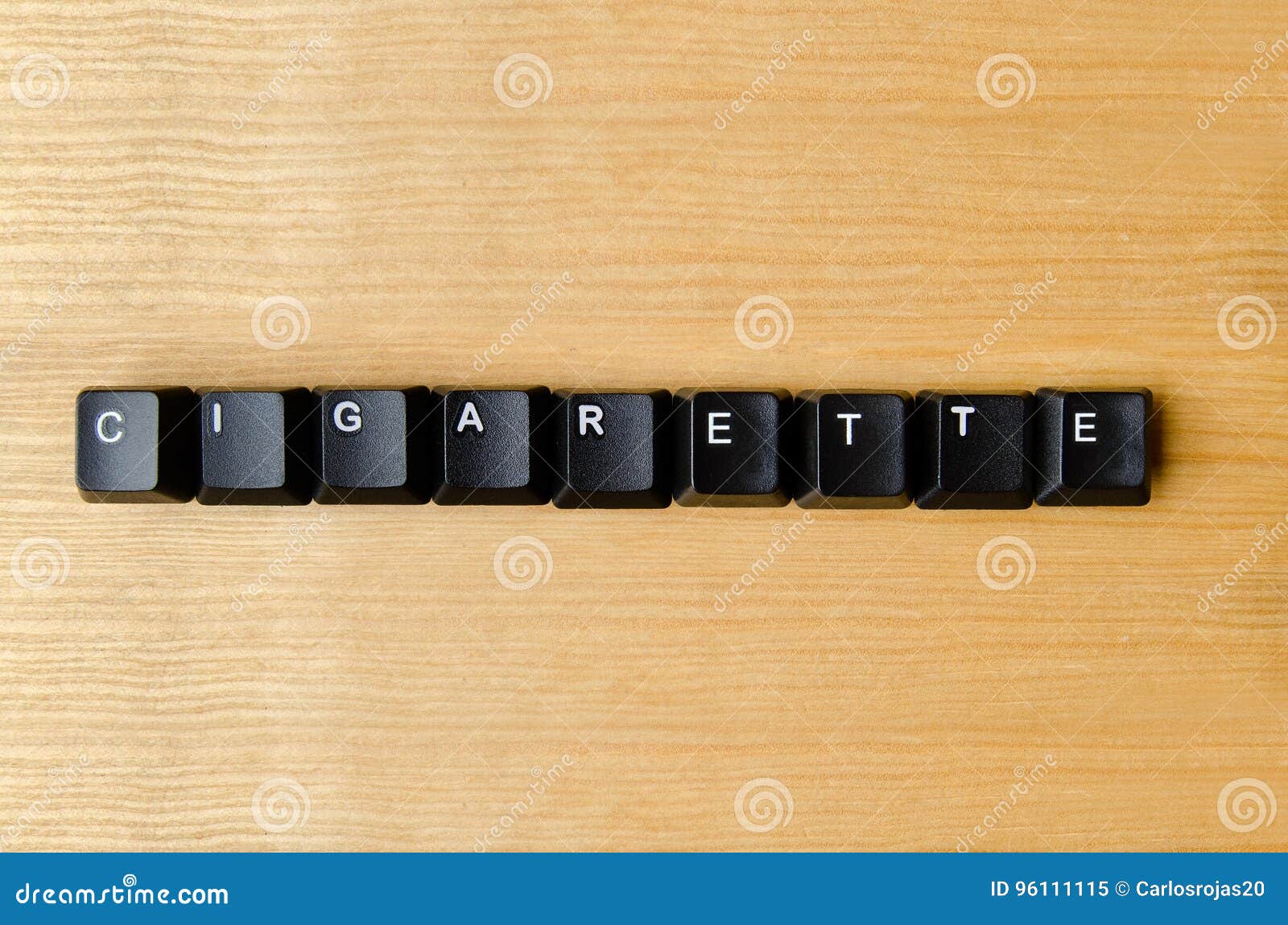 Cigarette word stock image. Image of concept, cigar, letters - 96111115