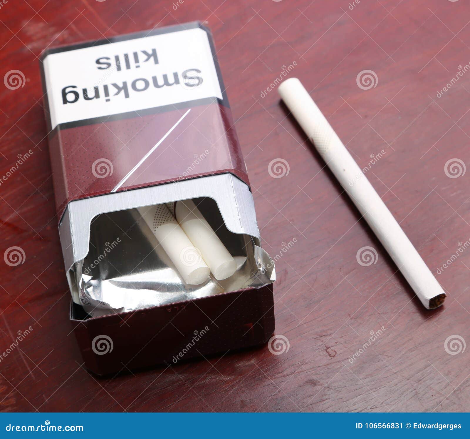 Cigarettes box stock image. Image of cigarette, illness - 106566831