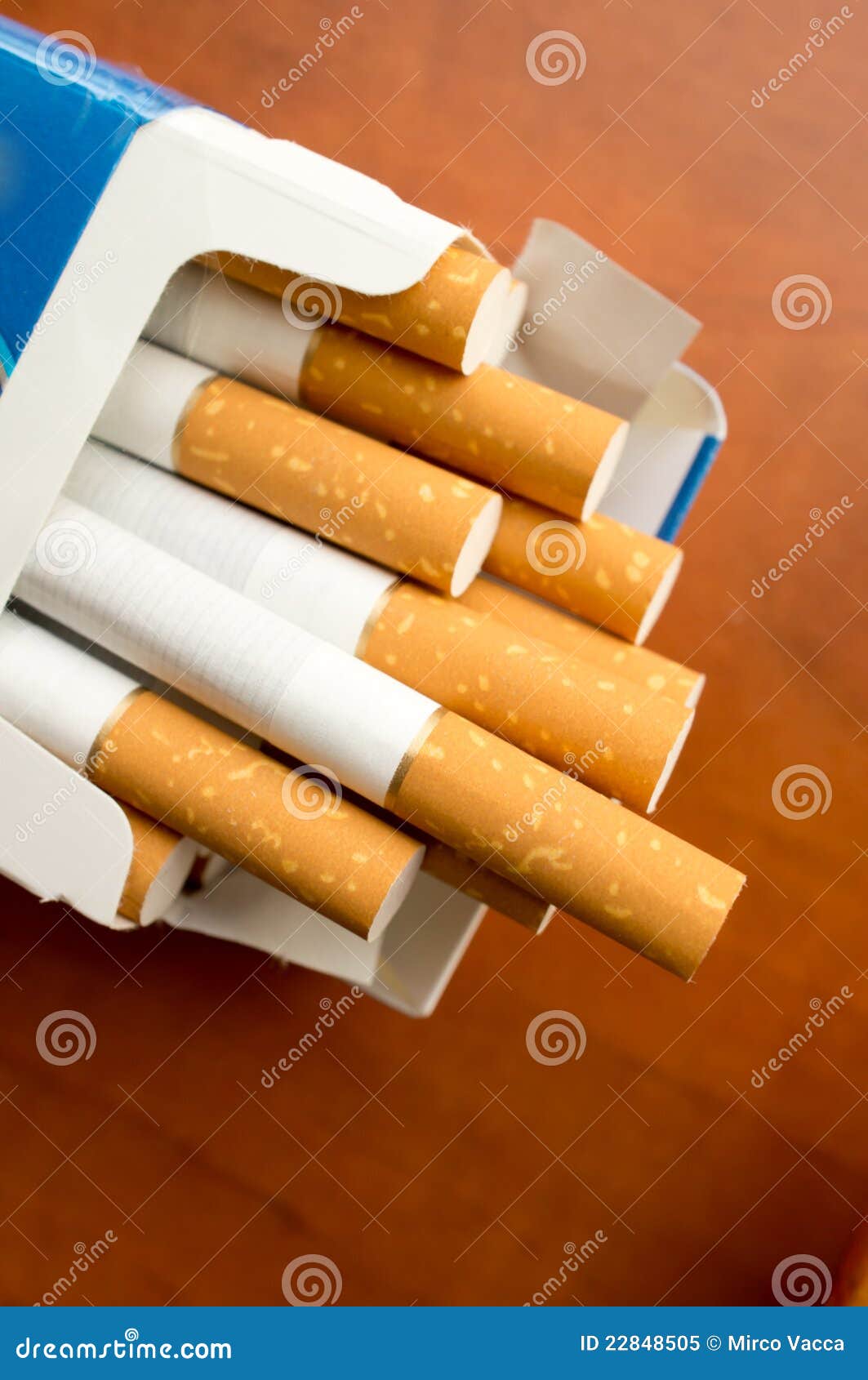 Cigarettes with filter stock image. Image of addiction - 22848505