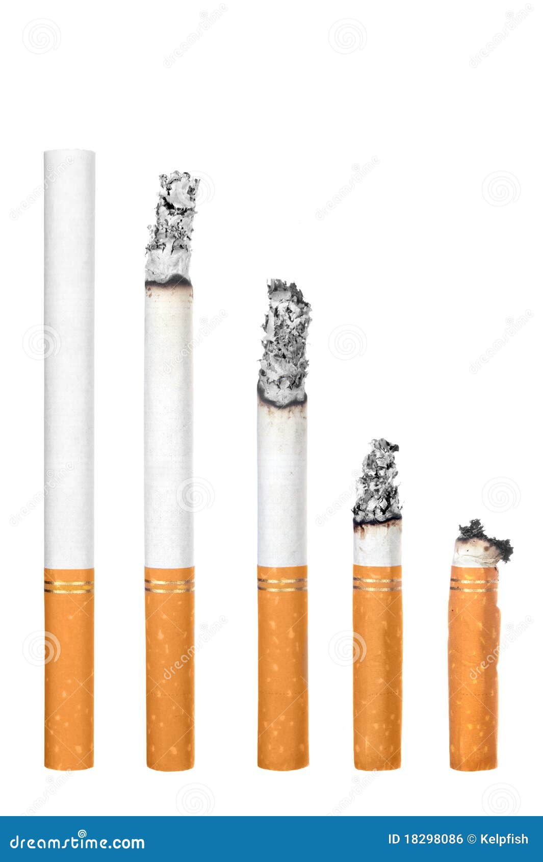 Cigarettes Isolated on White Stock Photo - Image of addiction, narcotic ...