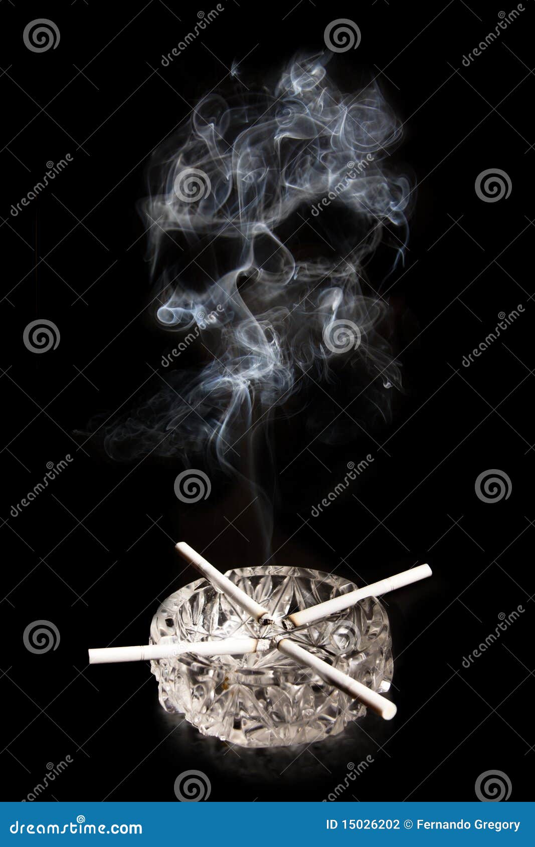 Cigarettes and Skull Shape Smok Stock Photo - Image of bizarre, death ...