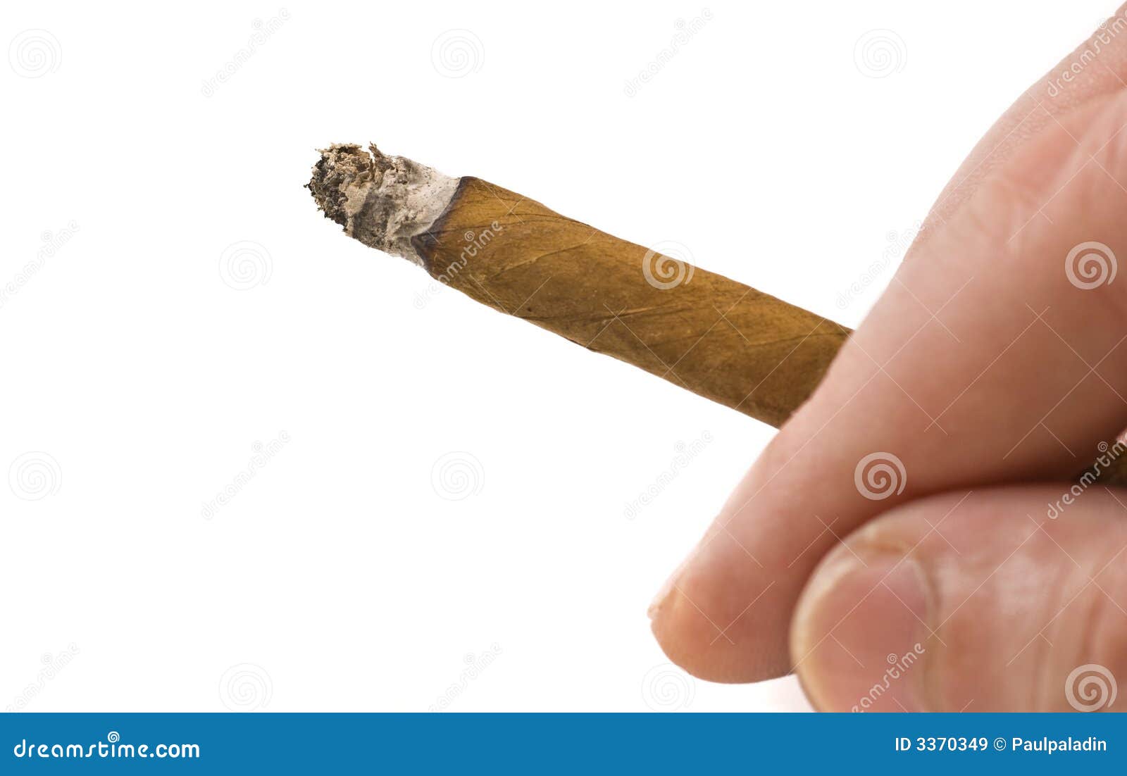 Cigarillo stock image. Image of quits, cough, hand, light - 3370349