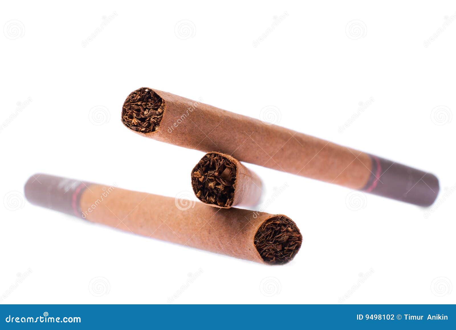 Cigarillos macro stock photo. Image of tobacco, danger - 9498102