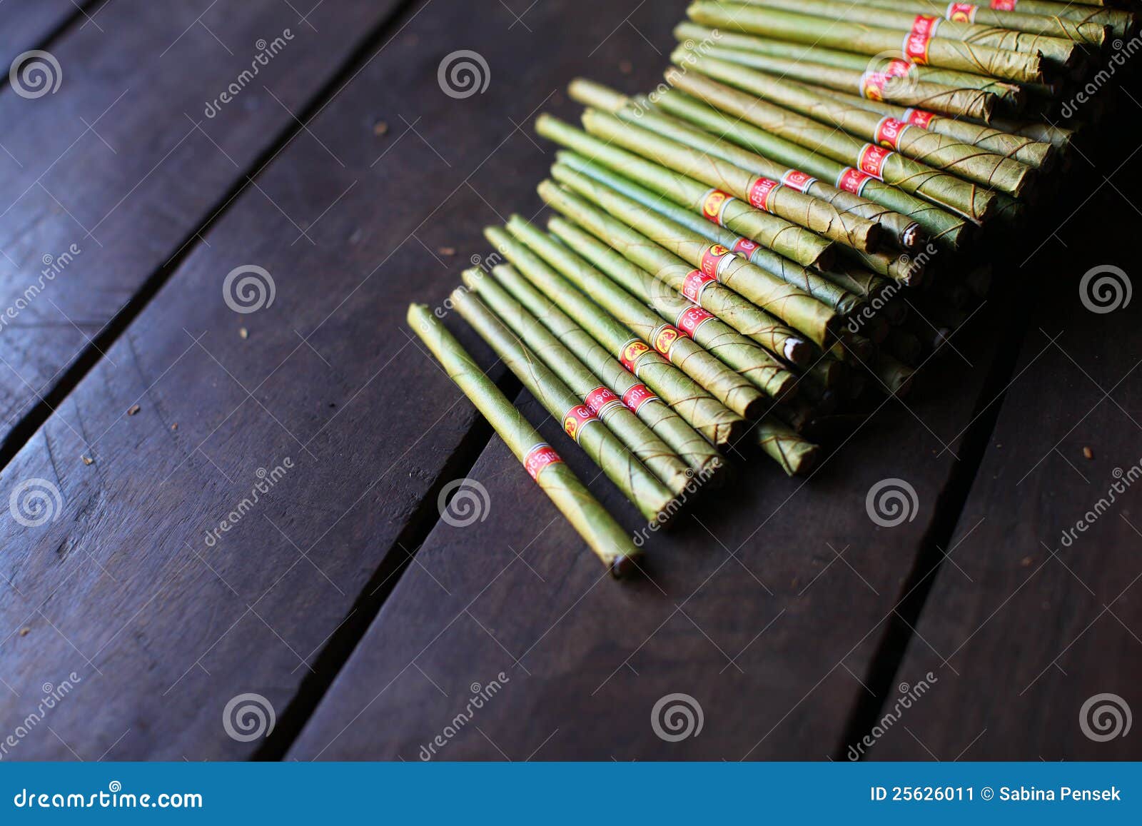 Cigars or Cheroots from Myanmar Being Handmade Stock Image - Image of ...