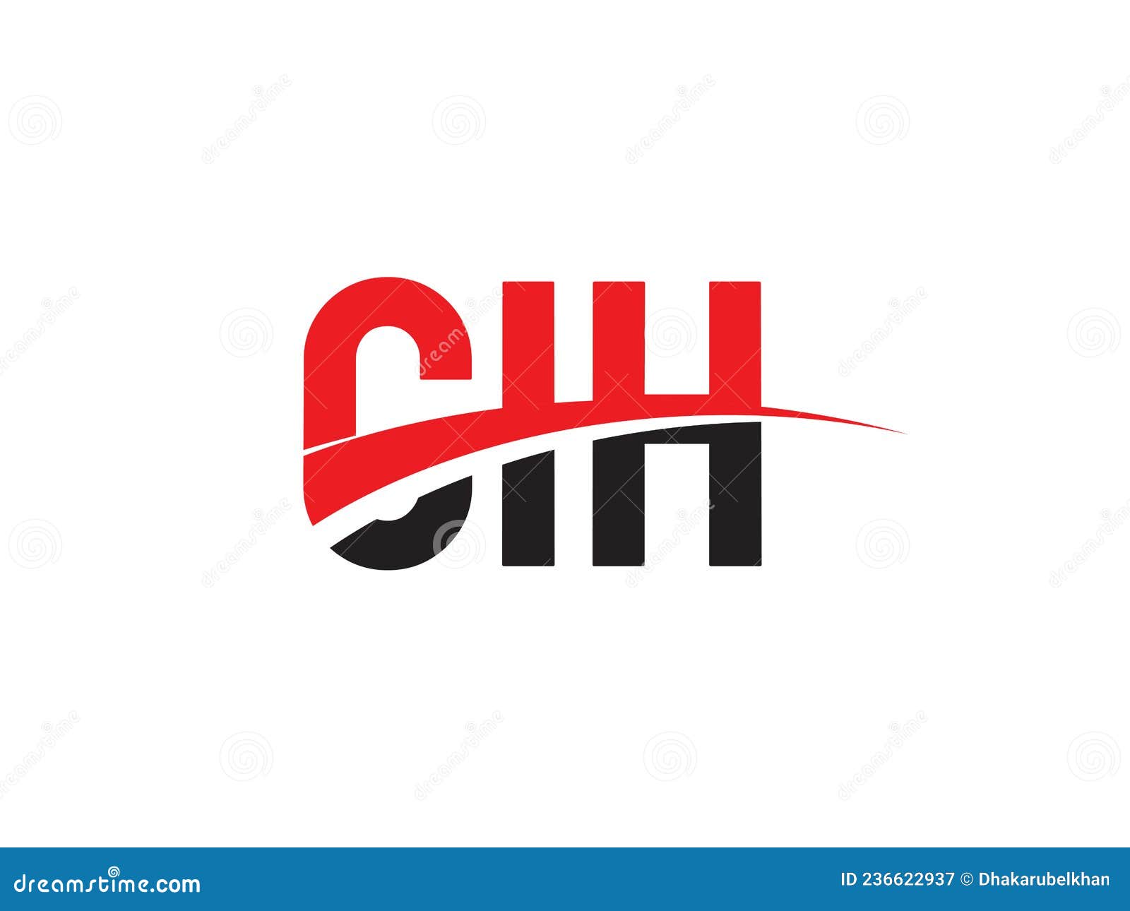 CIH Letter Initial Logo Design Vector Illustration Stock Vector ...