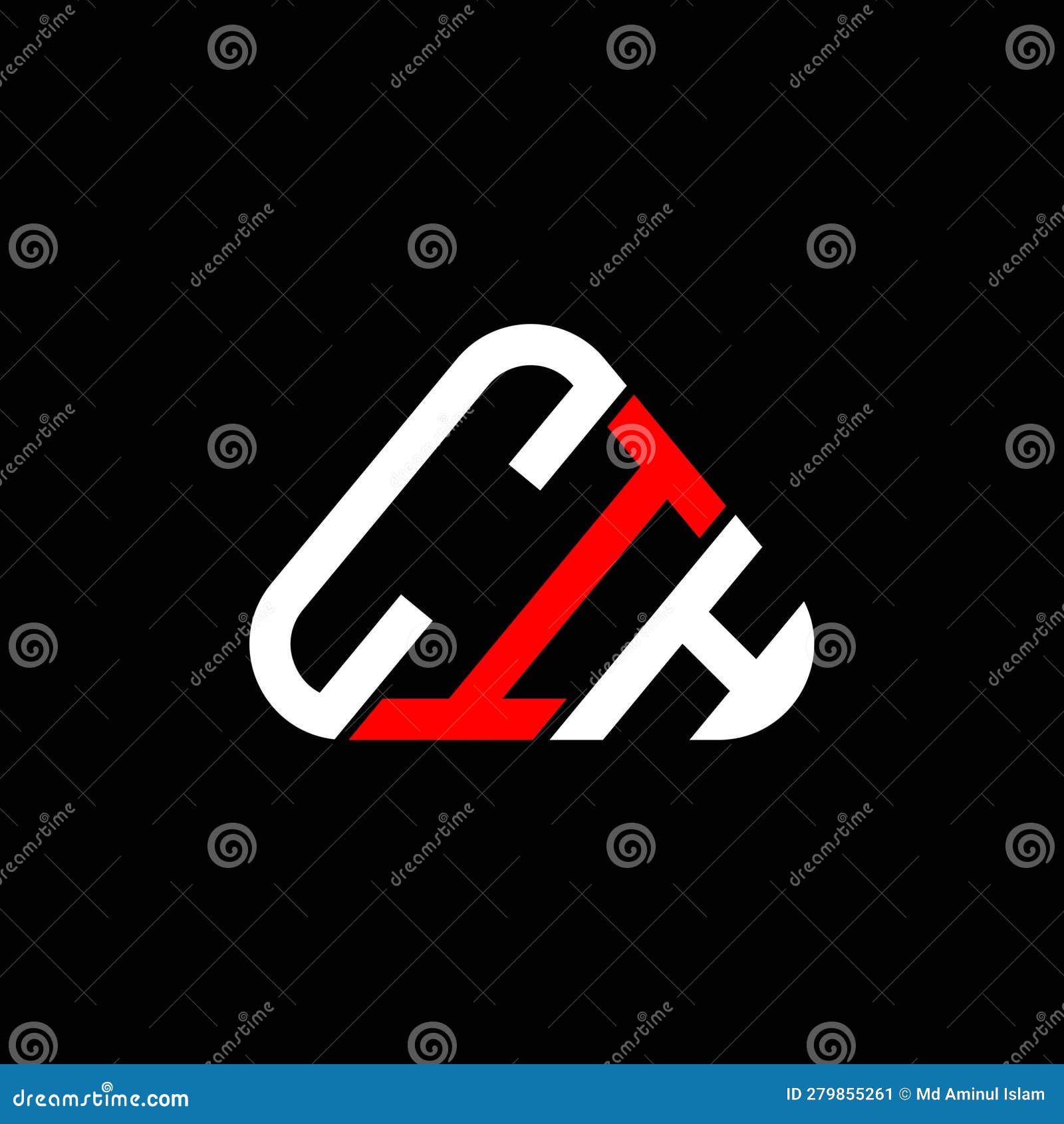 CIH Letter Logo Creative Design with Vector Graphic, CIH Simple and ...