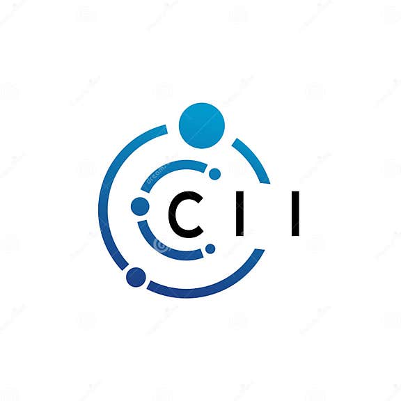CII Letter Logo Design on White Background. CII Creative Initials ...