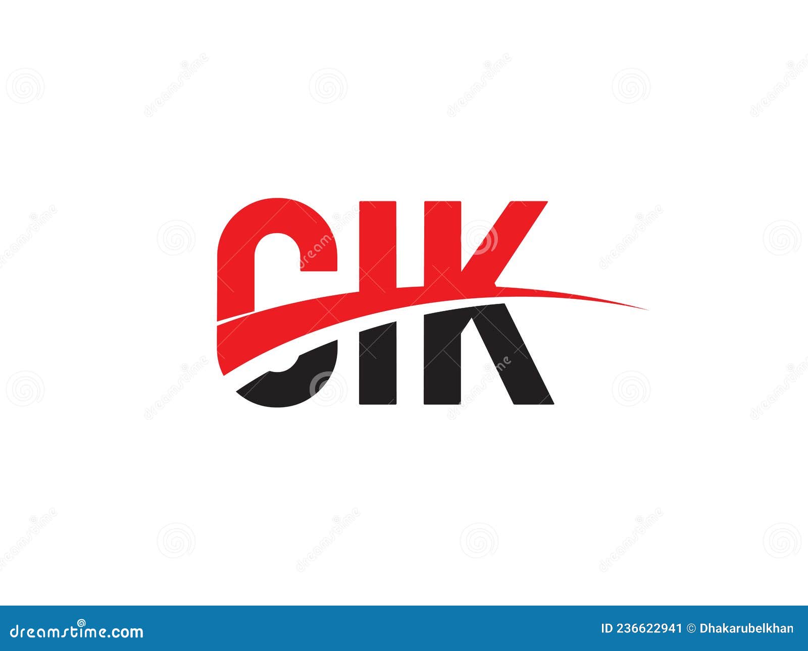 CIK Letter Initial Logo Design Vector Illustration Stock Vector ...