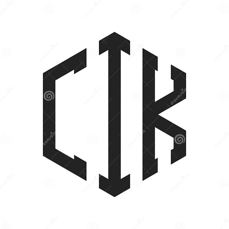 CIK Logo Design. Initial Letter CIK Monogram Logo Using Hexagon Shape ...