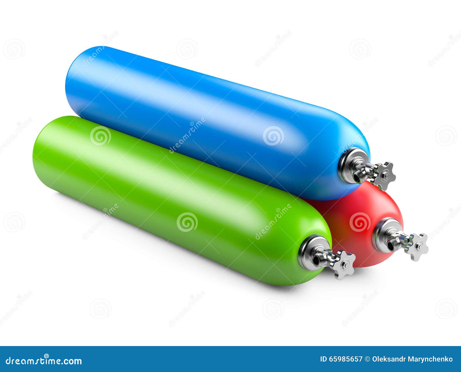 Cilindri Del Propano Con Gas Compresso Illustrazione di Stock ...