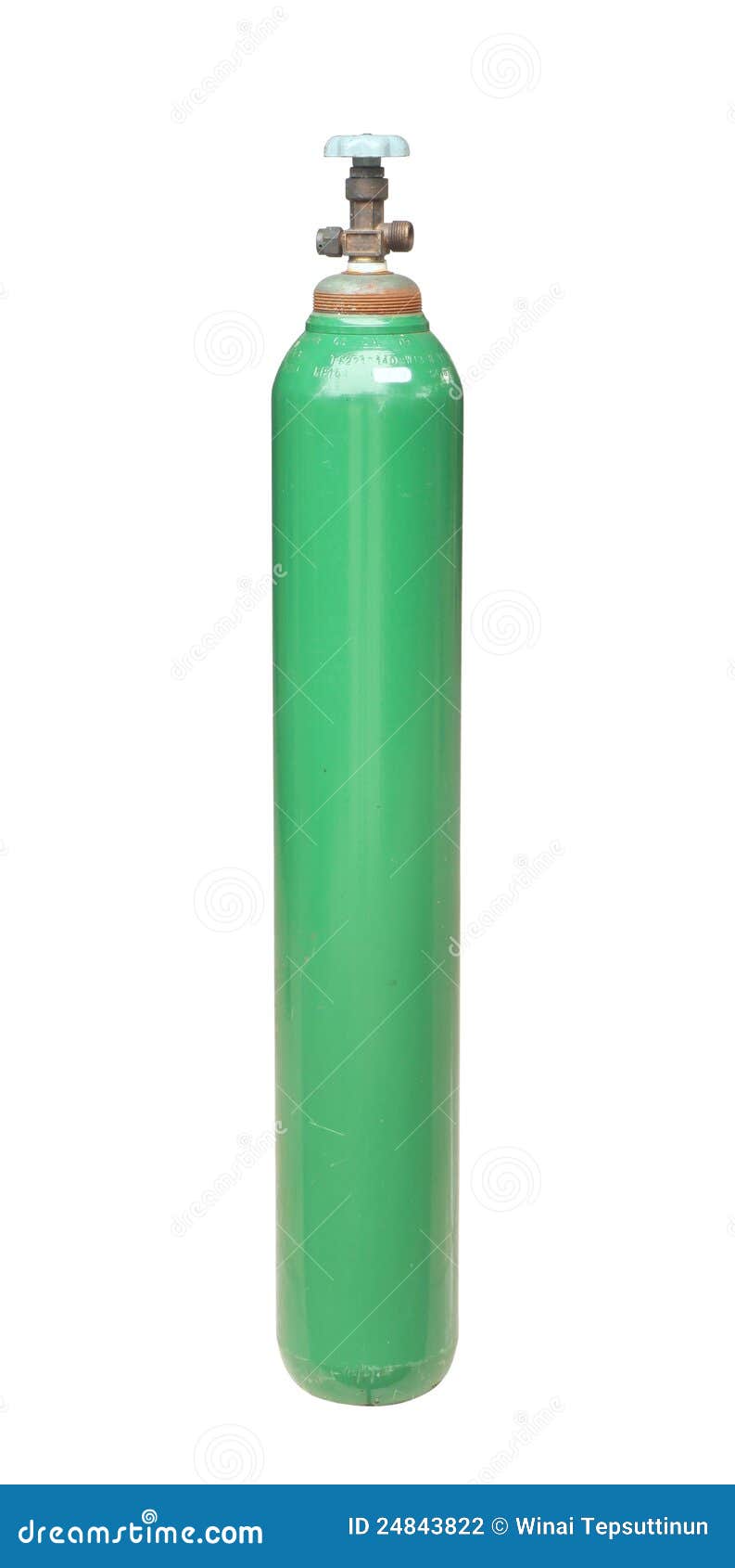 Cilindro de oxígeno foto de archivo. Imagen de aislado - 24843822