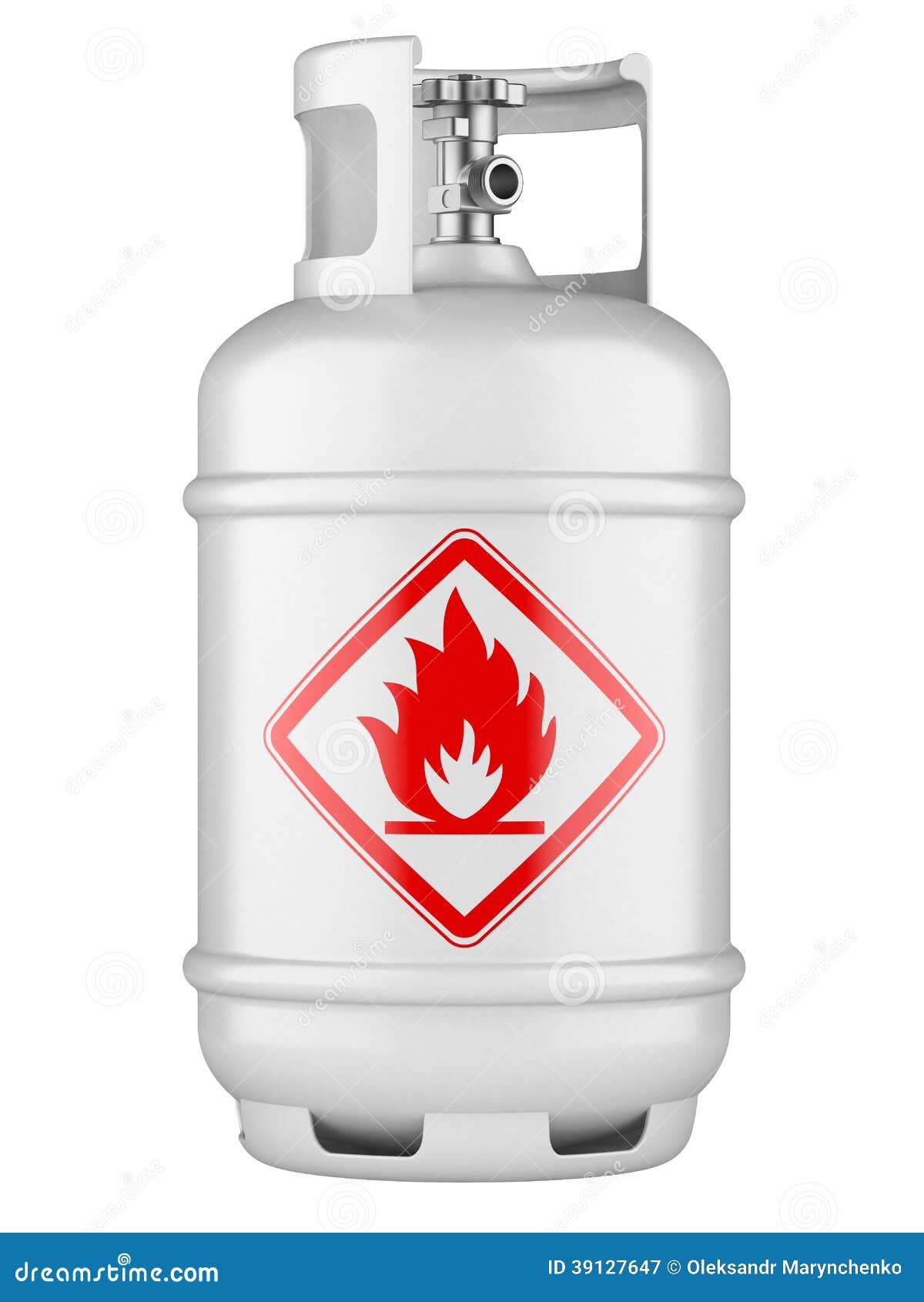 Cilindros Del Propano Con El Gas Comprimido Stock de ilustración ...