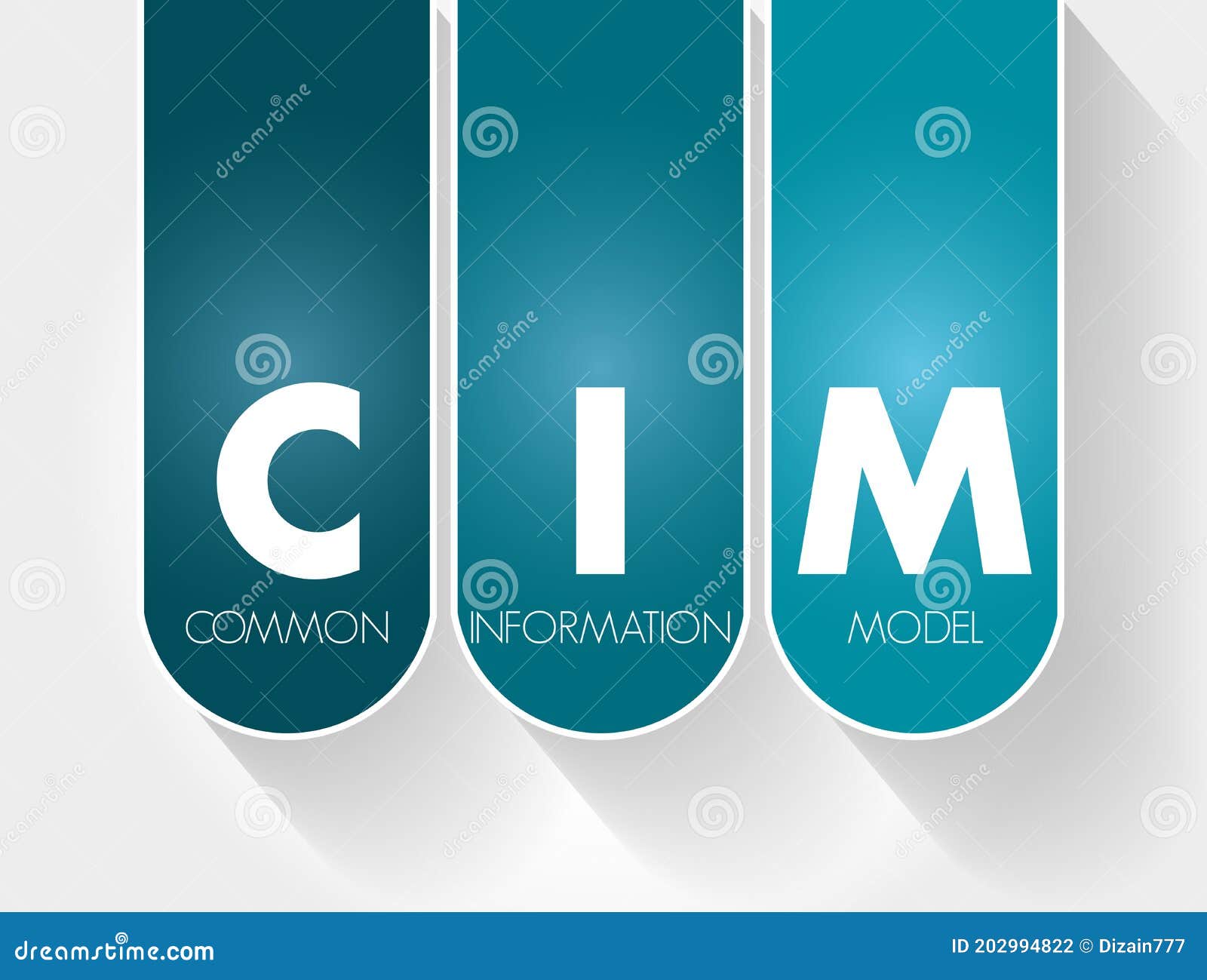CIM - Common Information Model Acronym Stock Illustration ...