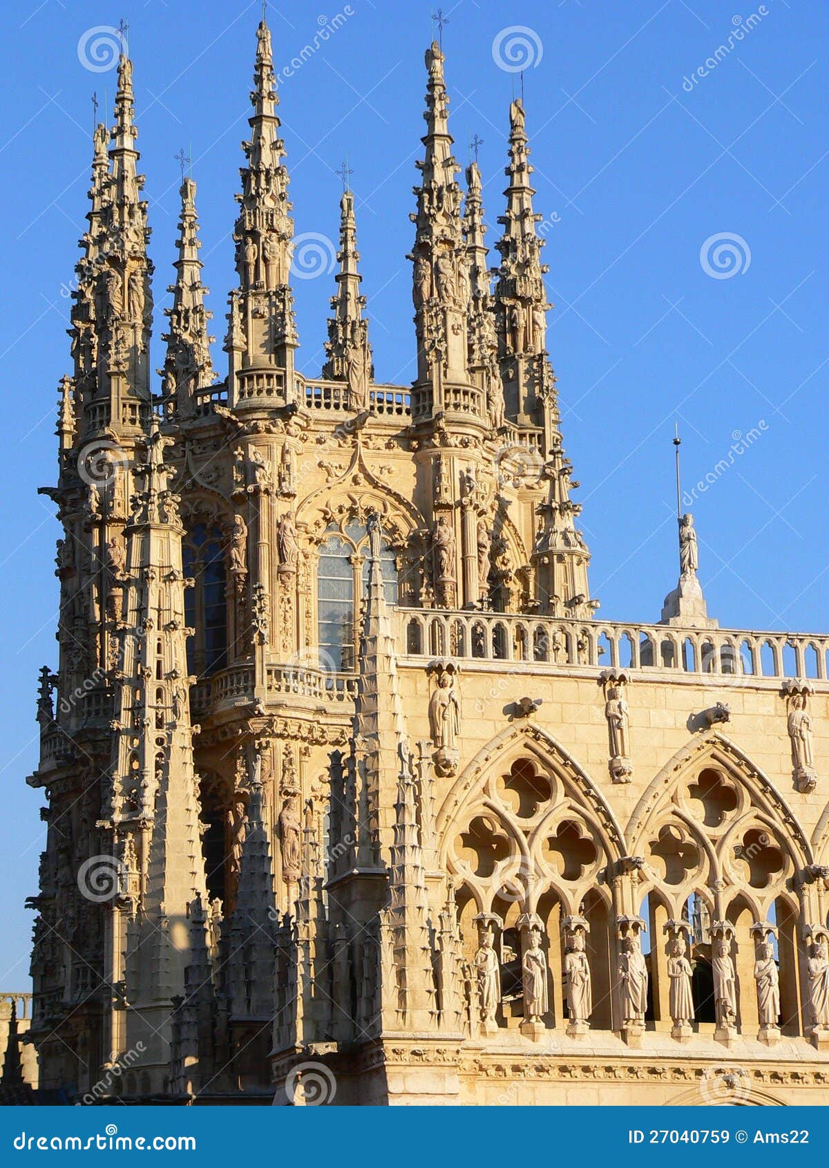 Cimborrio, Burgos ( Spain ) Stock Image - Image of religion, famous ...