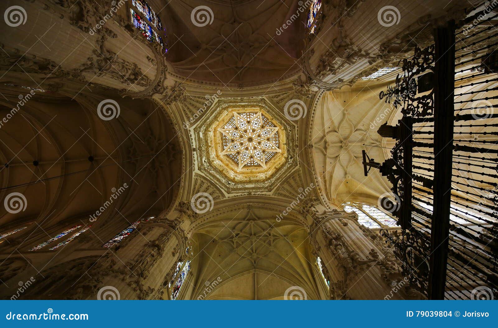 Cimborrio De La Catedral De Burgos Imagen de archivo editorial - Imagen ...