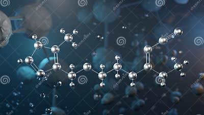 Cimetidine Molecular Structure, 3d Model Molecule, Histamine H2 ...