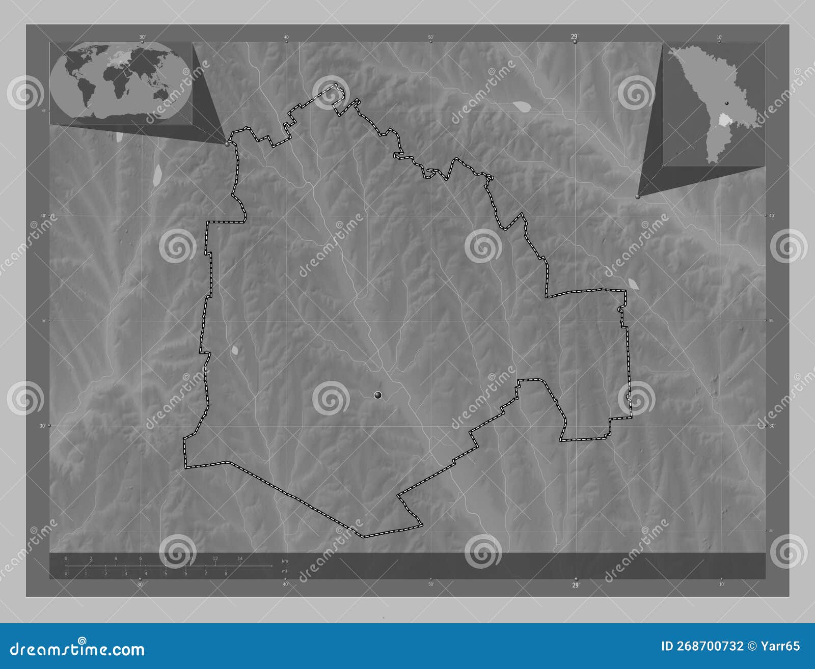 Cimislia, Moldova. Grayscale. Capital Stock Illustration - Illustration ...