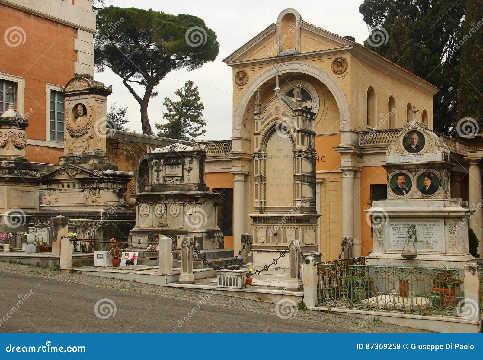 Cimitero Di Verano Del Campo a Roma Fotografia Stock Editoriale ...