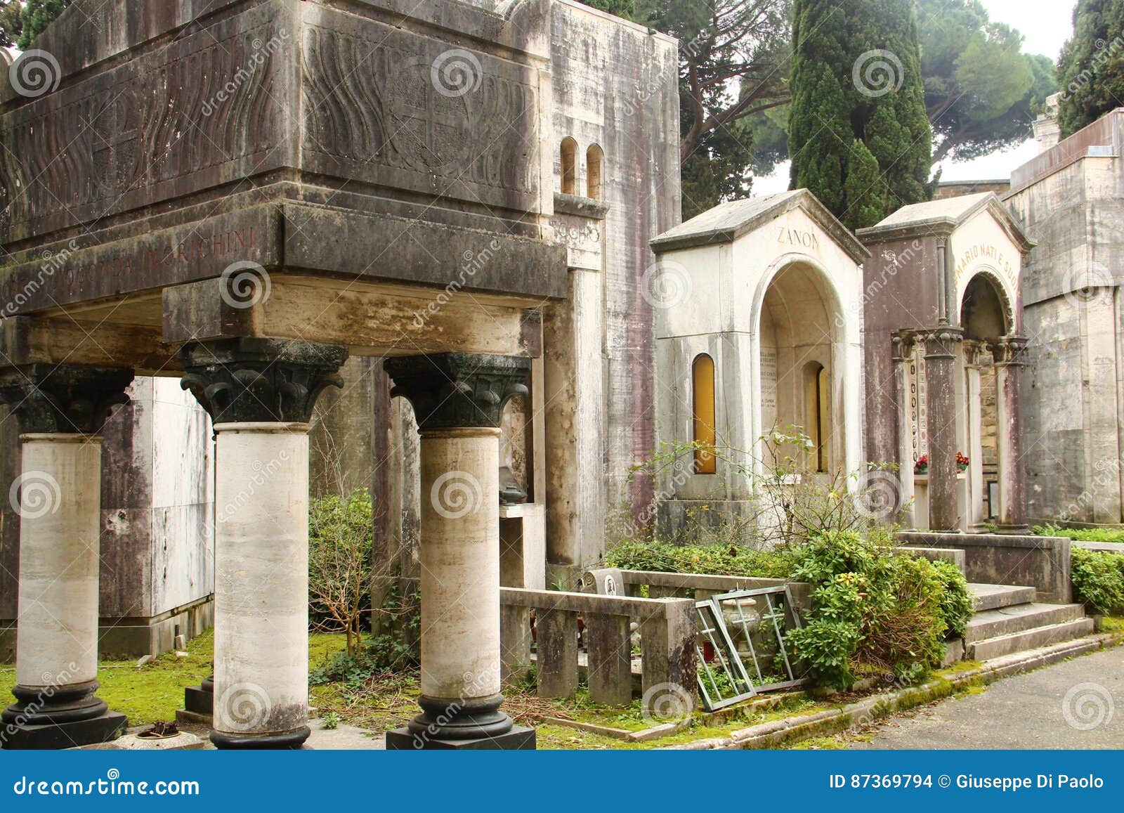Cimitero Di Verano Del Campo a Roma Immagine Stock Editoriale ...