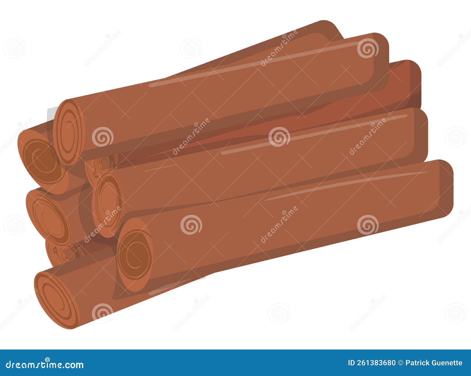 Cinammon rolls, icon stock vector. Illustration of tasty - 261383680