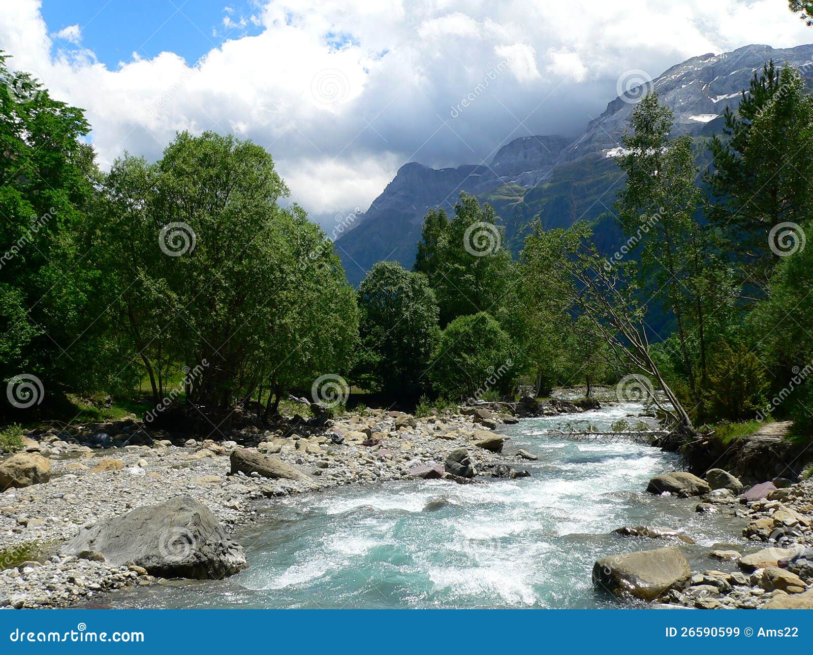 Cinca River, Huesca ( Spain ) Stock Image - Image of europe, power ...