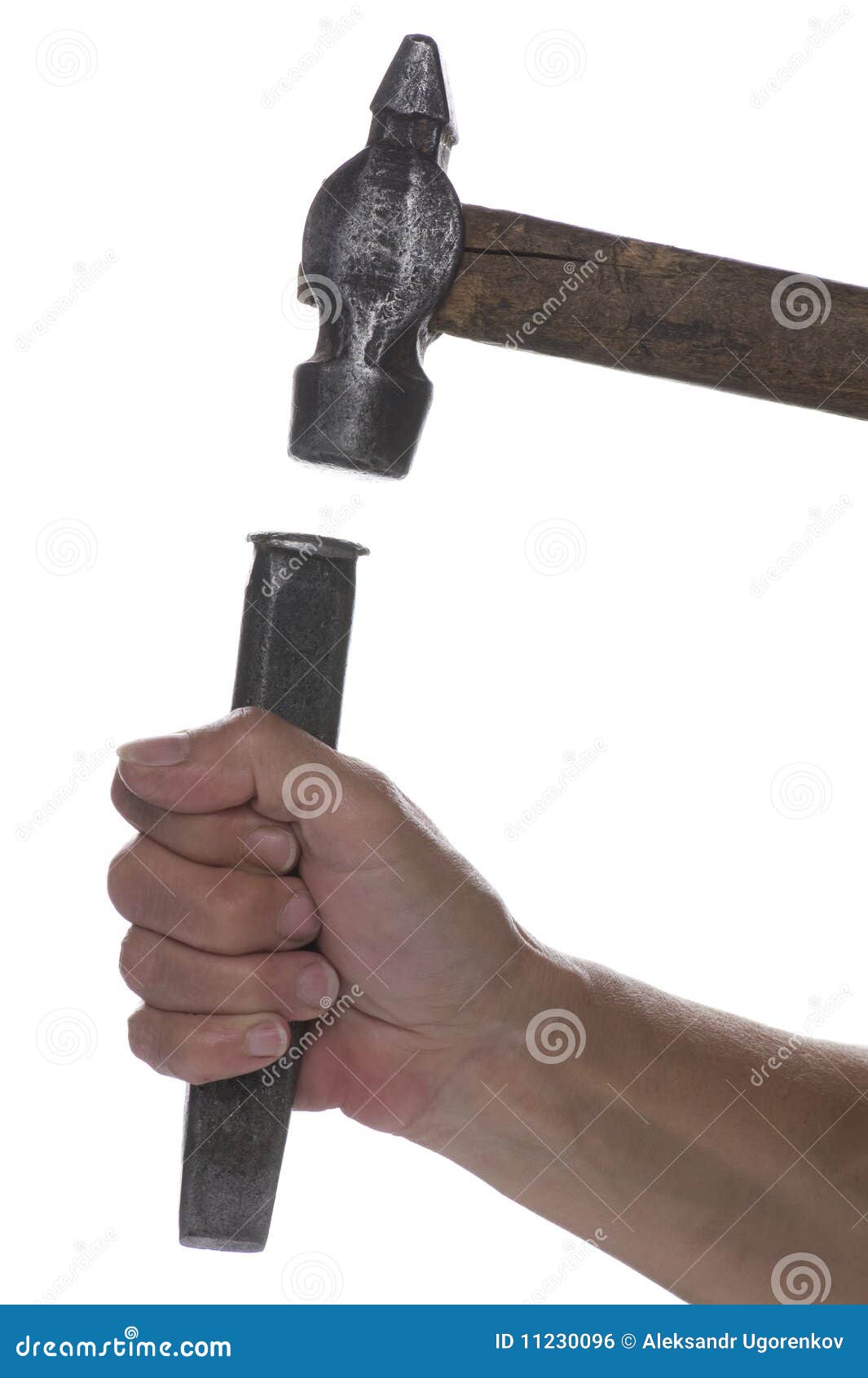 Cincel y martillo foto de archivo. Imagen de madera, herramienta - 11230096