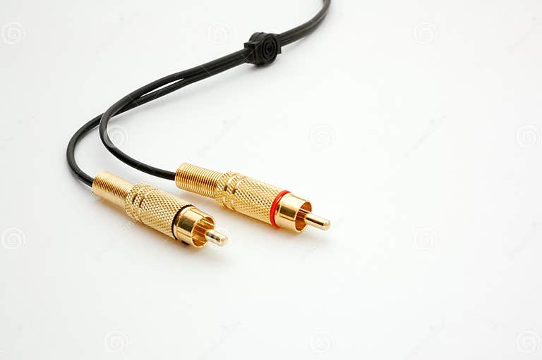 Cinch cable 2 stock photo. Image of amplifier, system - 14838324