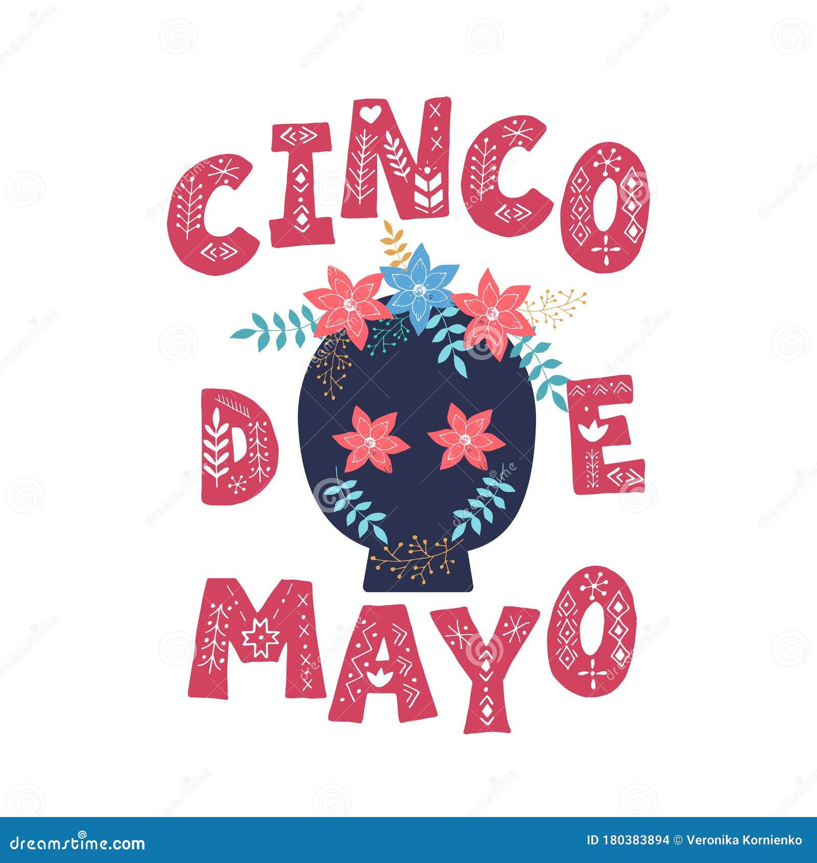 Cinco De Mayo Postcard Lettering Text. Greeting Typography Font Banner ... Cinco De Mayo Postcard Lettering Text. Greeting Typography Font Banner ...