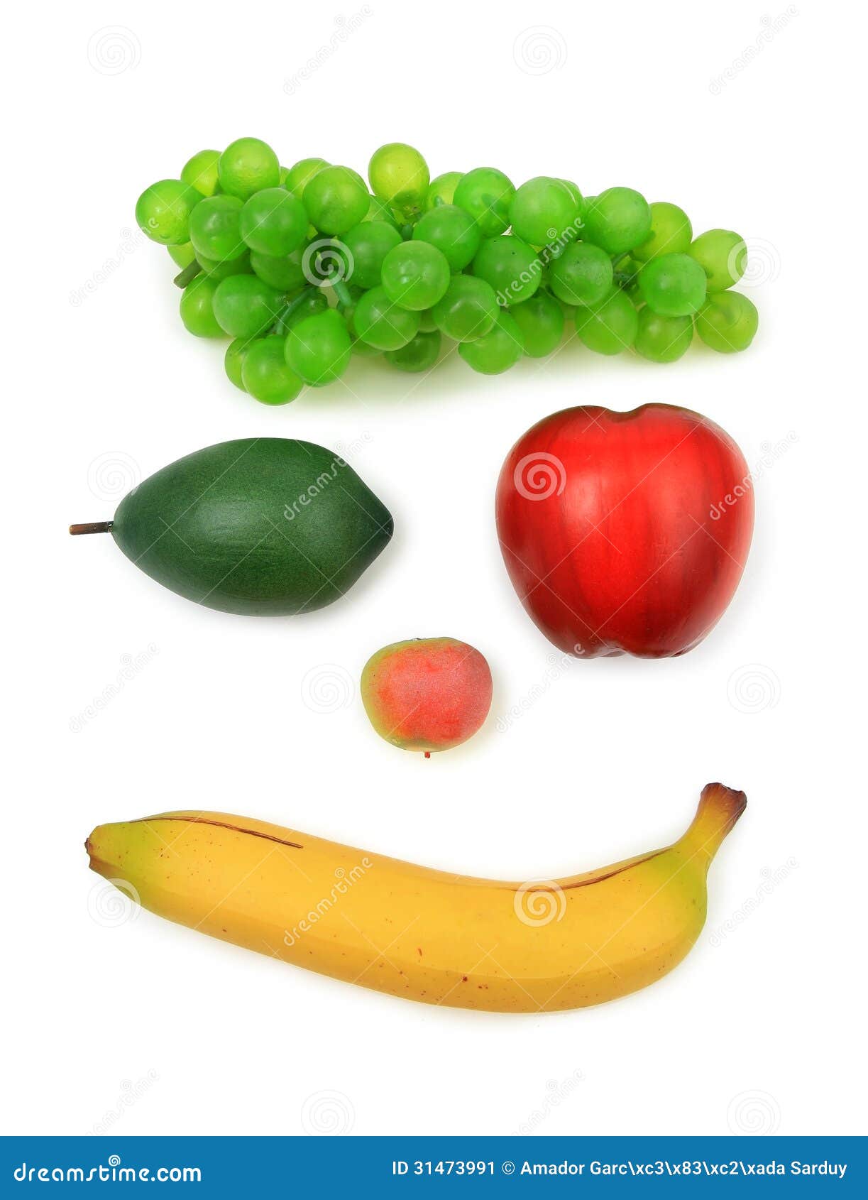 Cinco frutas imagen de archivo. Imagen de fresco, manzana - 31473991