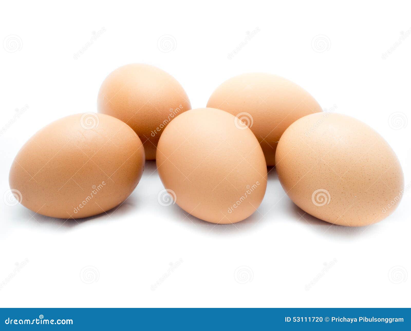 Cinco Huevos En El Fondo Blanco Foto de archivo - Imagen de cocina ...