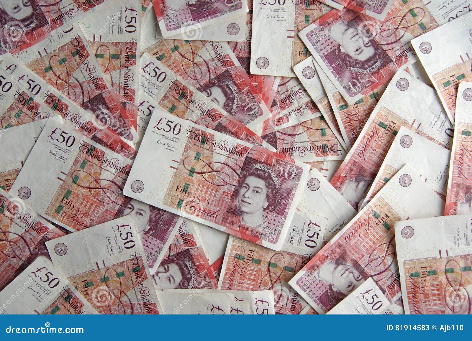 Cincuenta Notas De La Libra Foto de archivo editorial - Imagen de libra ...