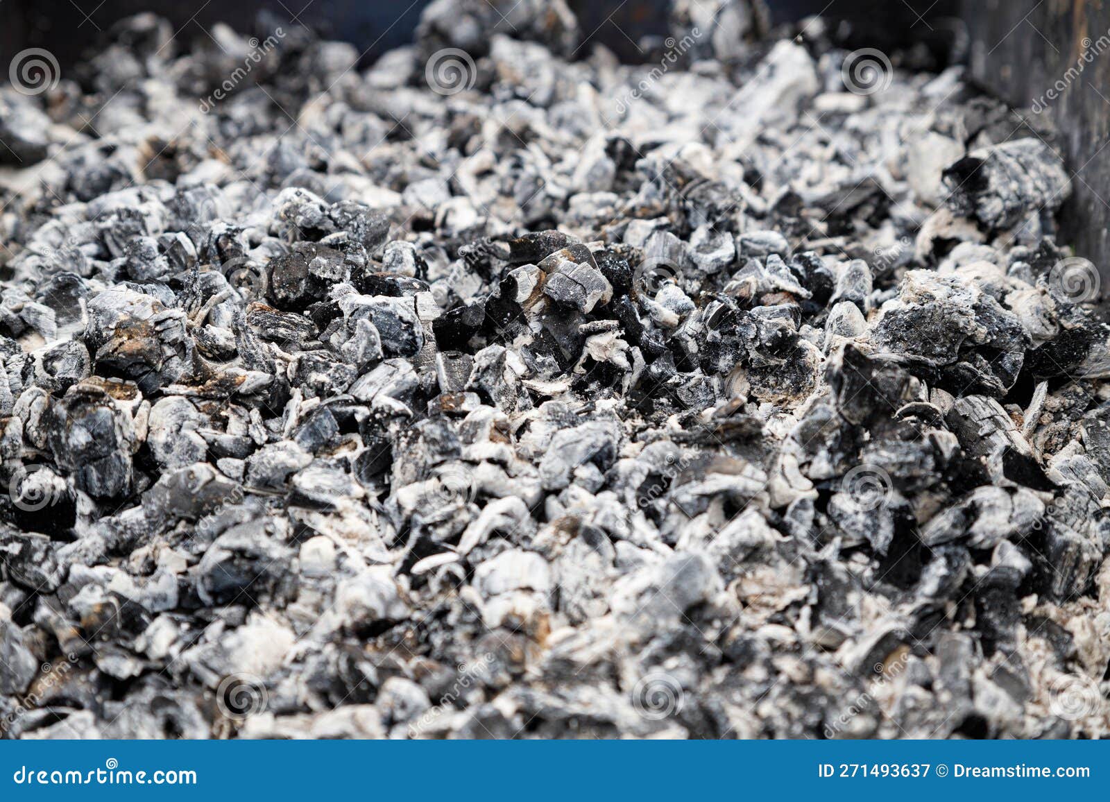 Cinder Background. Burned Out Wood Stock Image - Image of charcoal ...