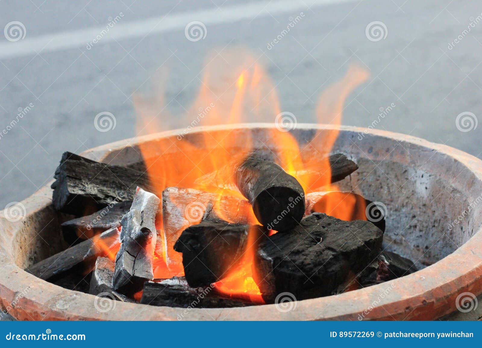Cinder and flame stock image. Image of orange, warm, ignite - 89572269