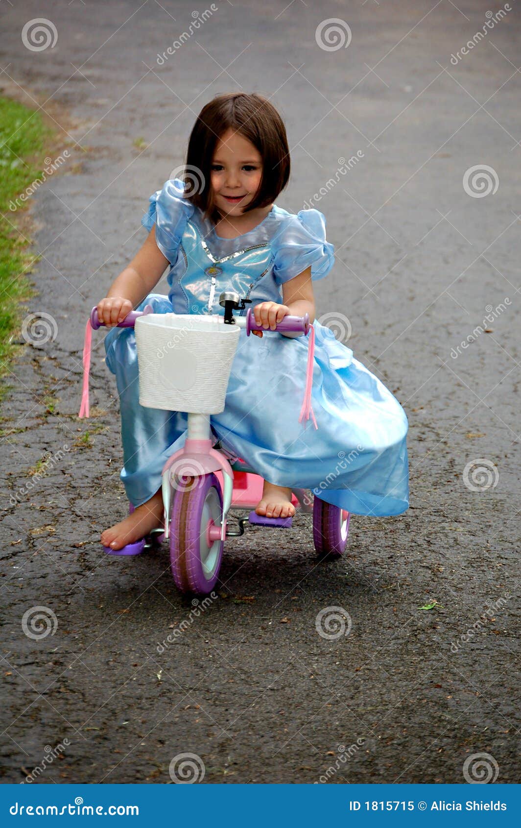 Cinderella On A Bike Picture. Image: 1815715