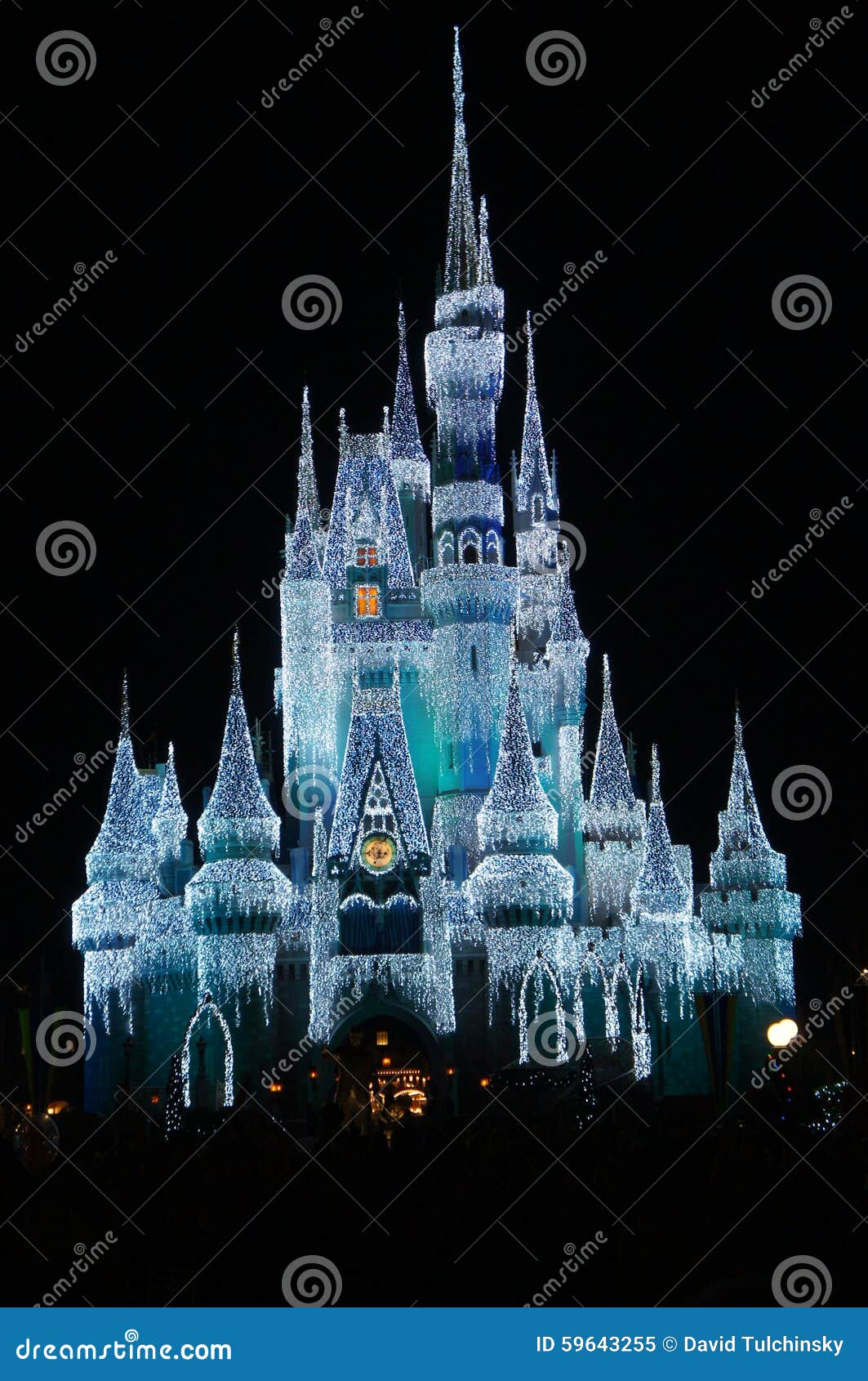 Disney Castle At Night
