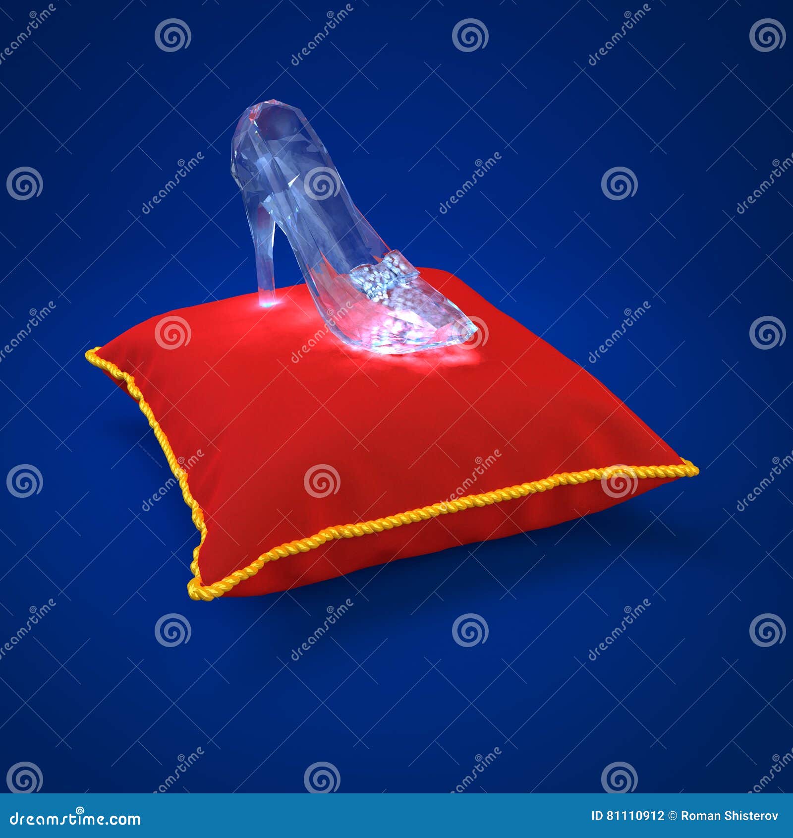 Cinderella And The Glass Slipper Royalty-Free Stock Image ...