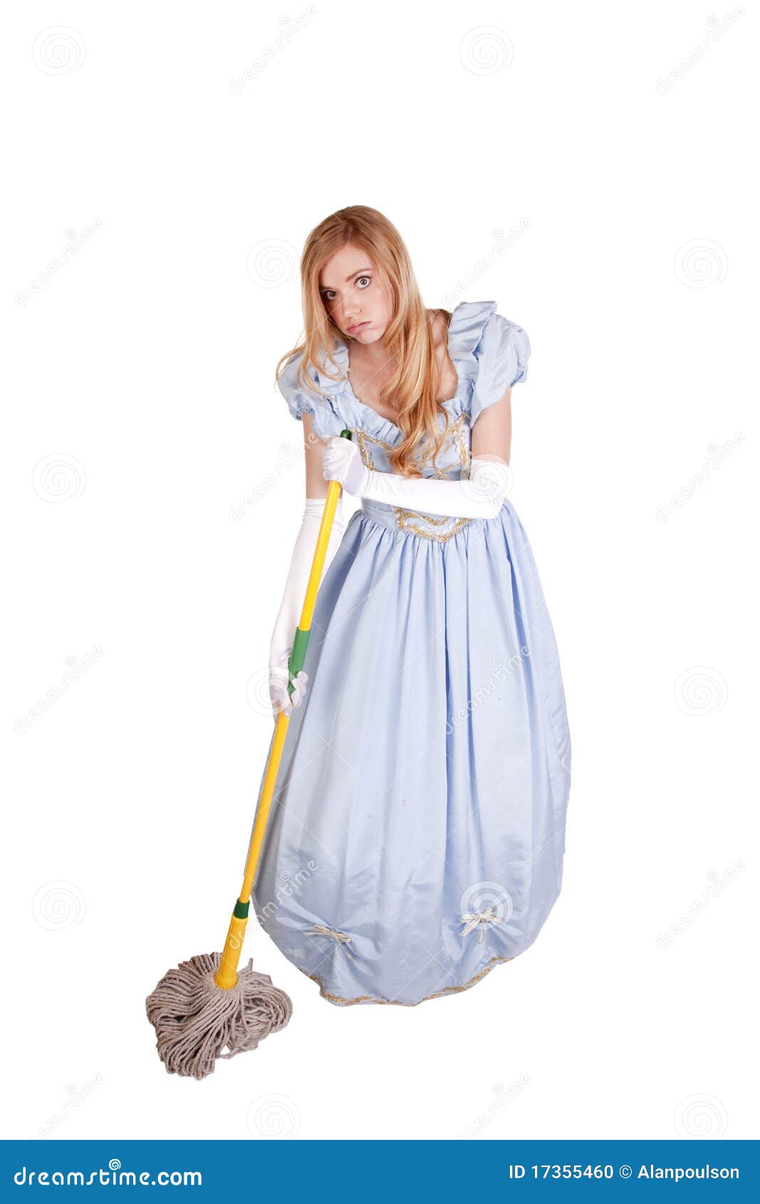 Cinderella mop stock photo. Image of fairy, expression - 17355460