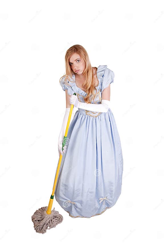 Cinderella mop stock photo. Image of fairy, expression - 17355460