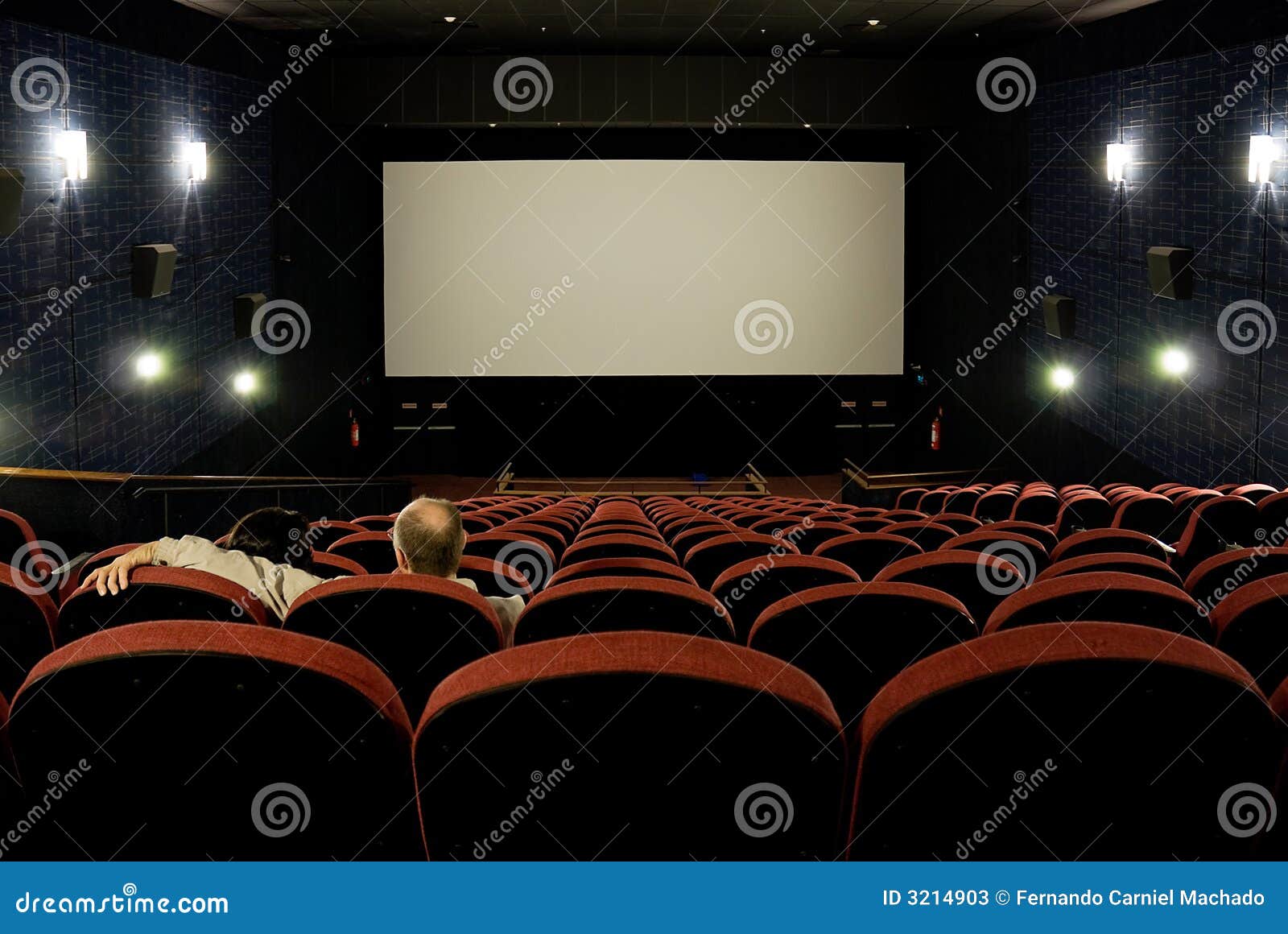Cinema stock image. Image of spectators, session, seats - 3214903