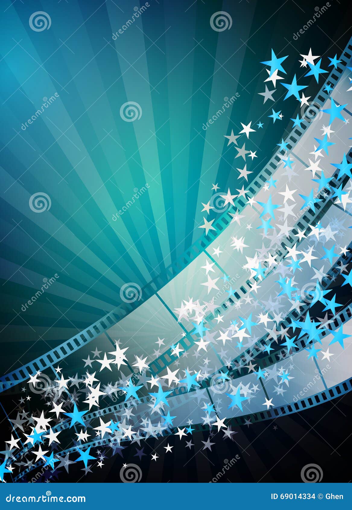 Cinema abstract background stock vector. Illustration of exposure ...