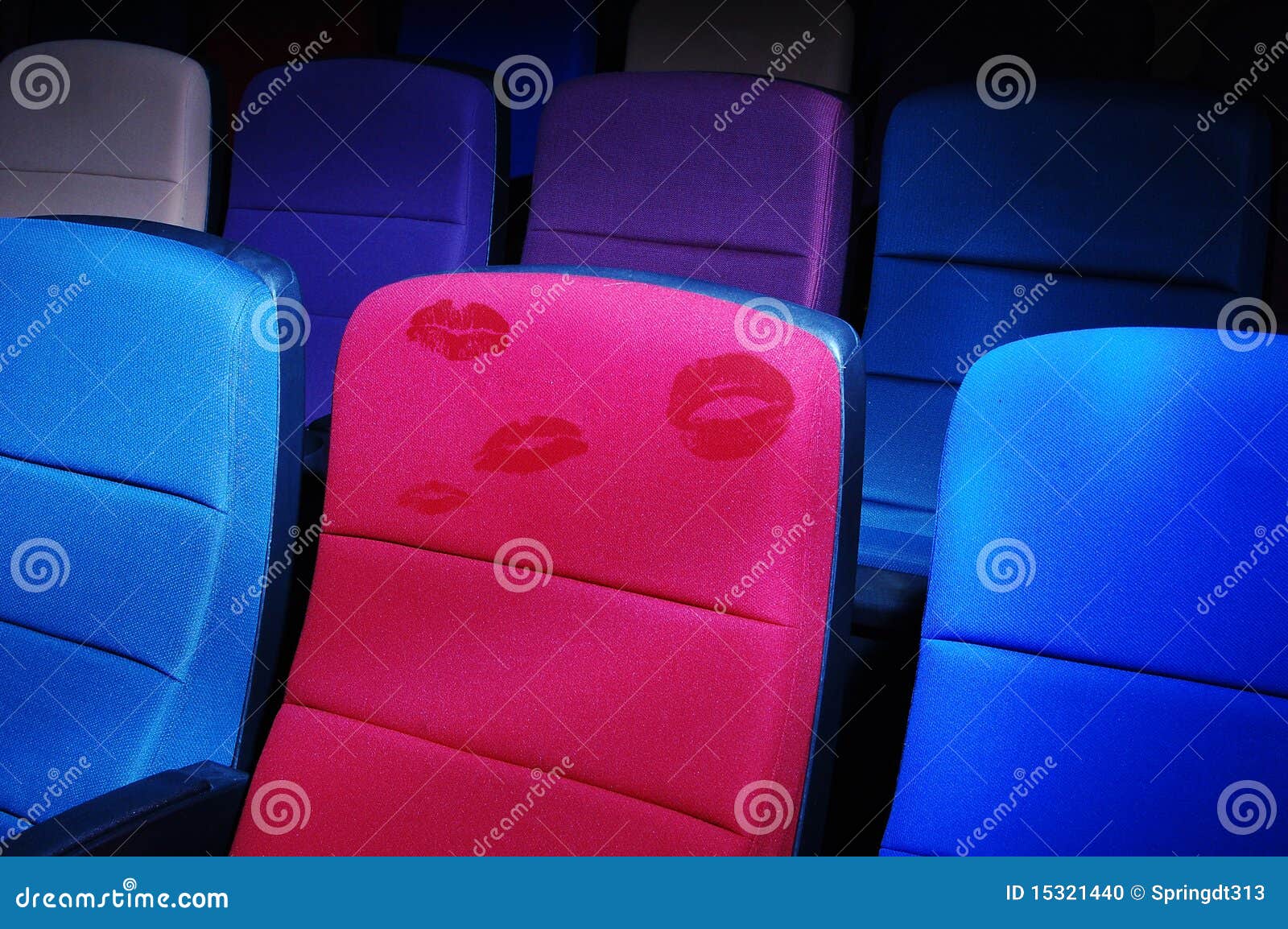Cinema chair stock photo. Image of camera, cinema, countdown - 15321440
