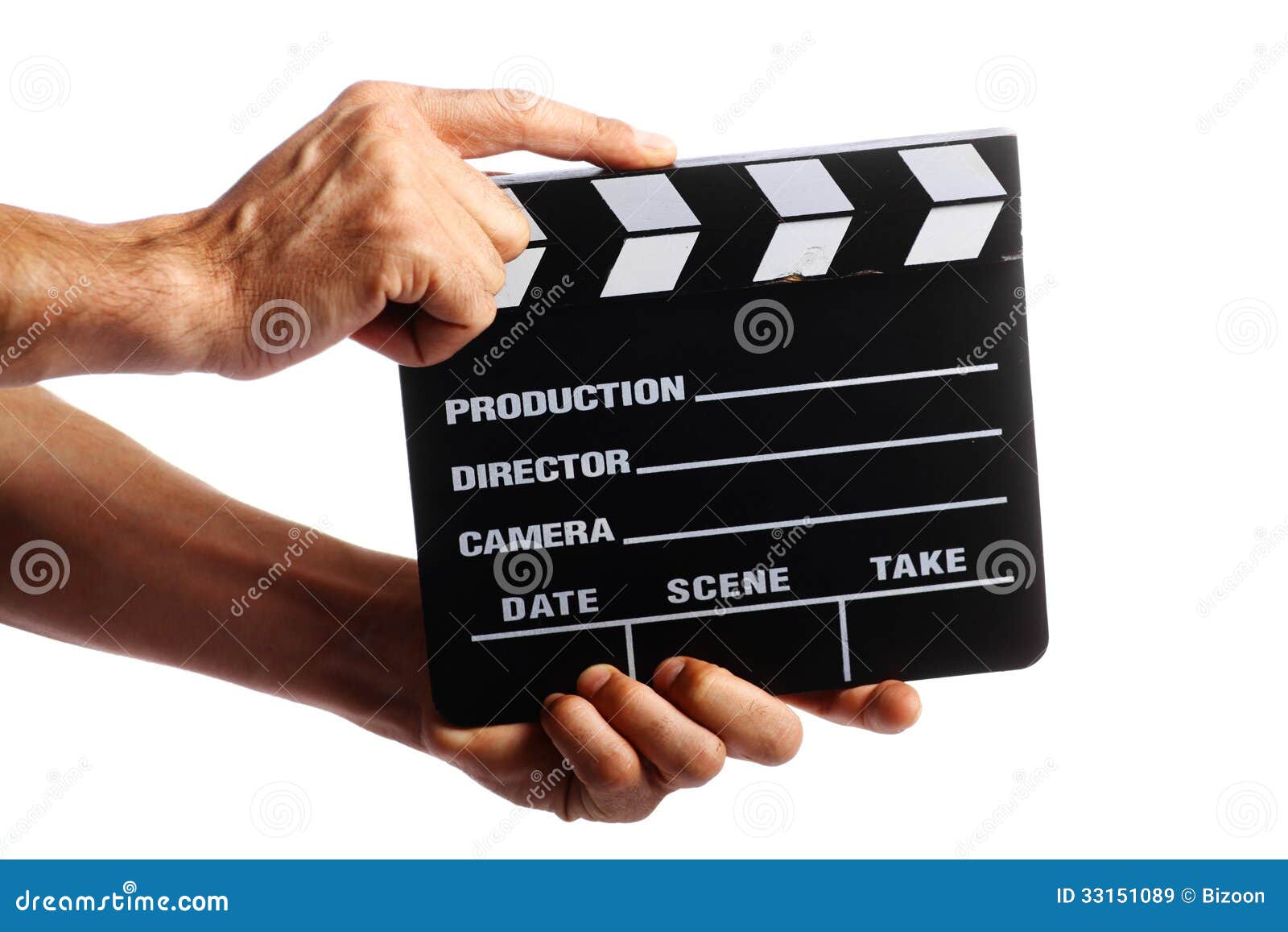Cinema clap stock image. Image of chalkboard, equipment - 33151089
