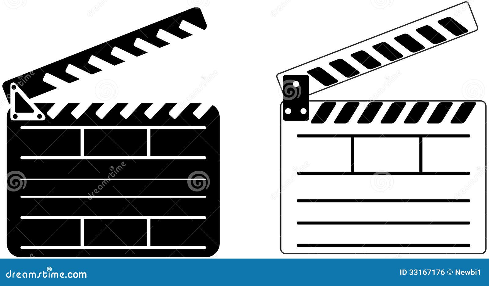Cinema Clapper - Vector stock vector. Illustration of flick - 33167176
