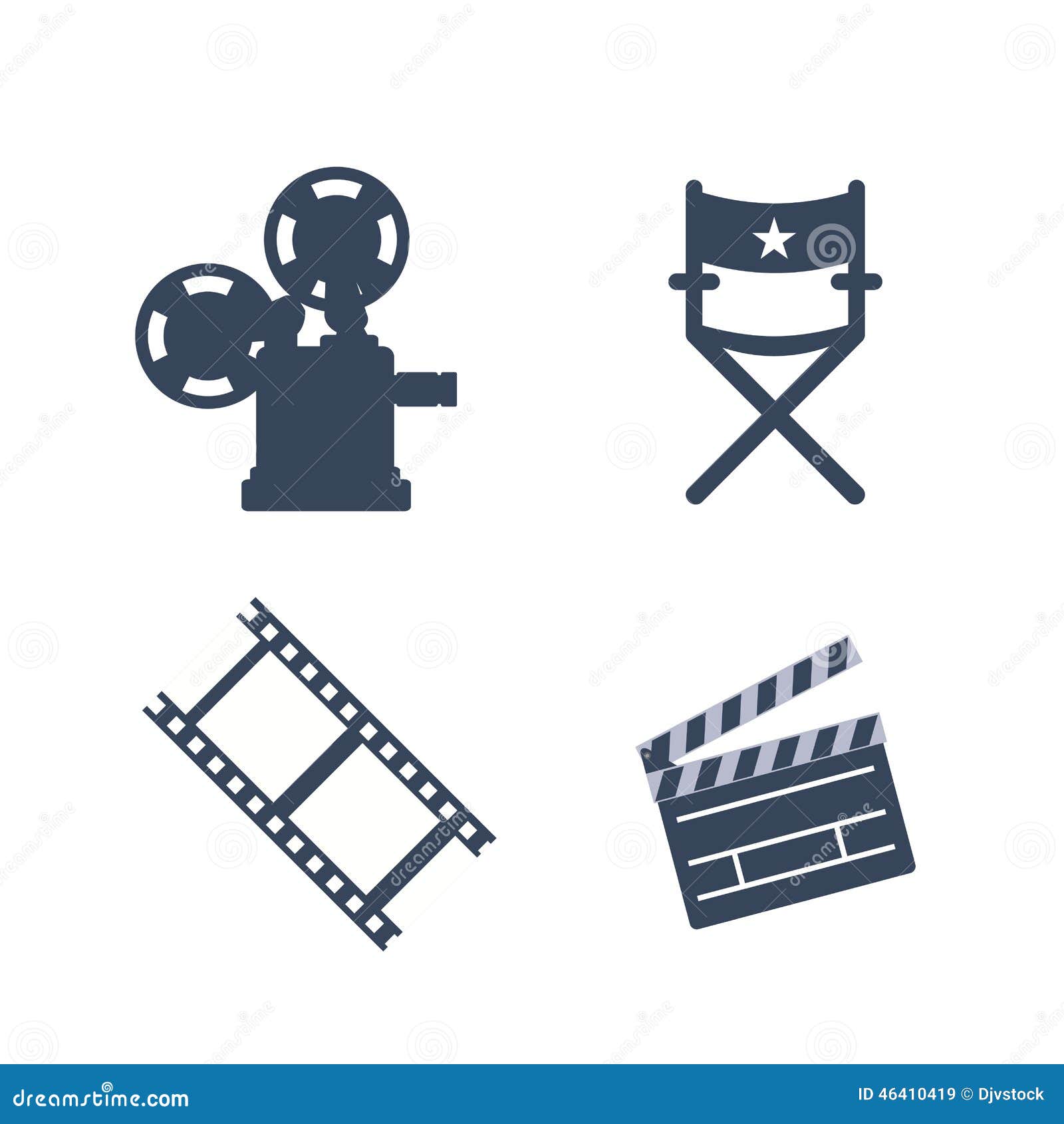Cinema design stock vector. Illustration of entertainment - 46410419