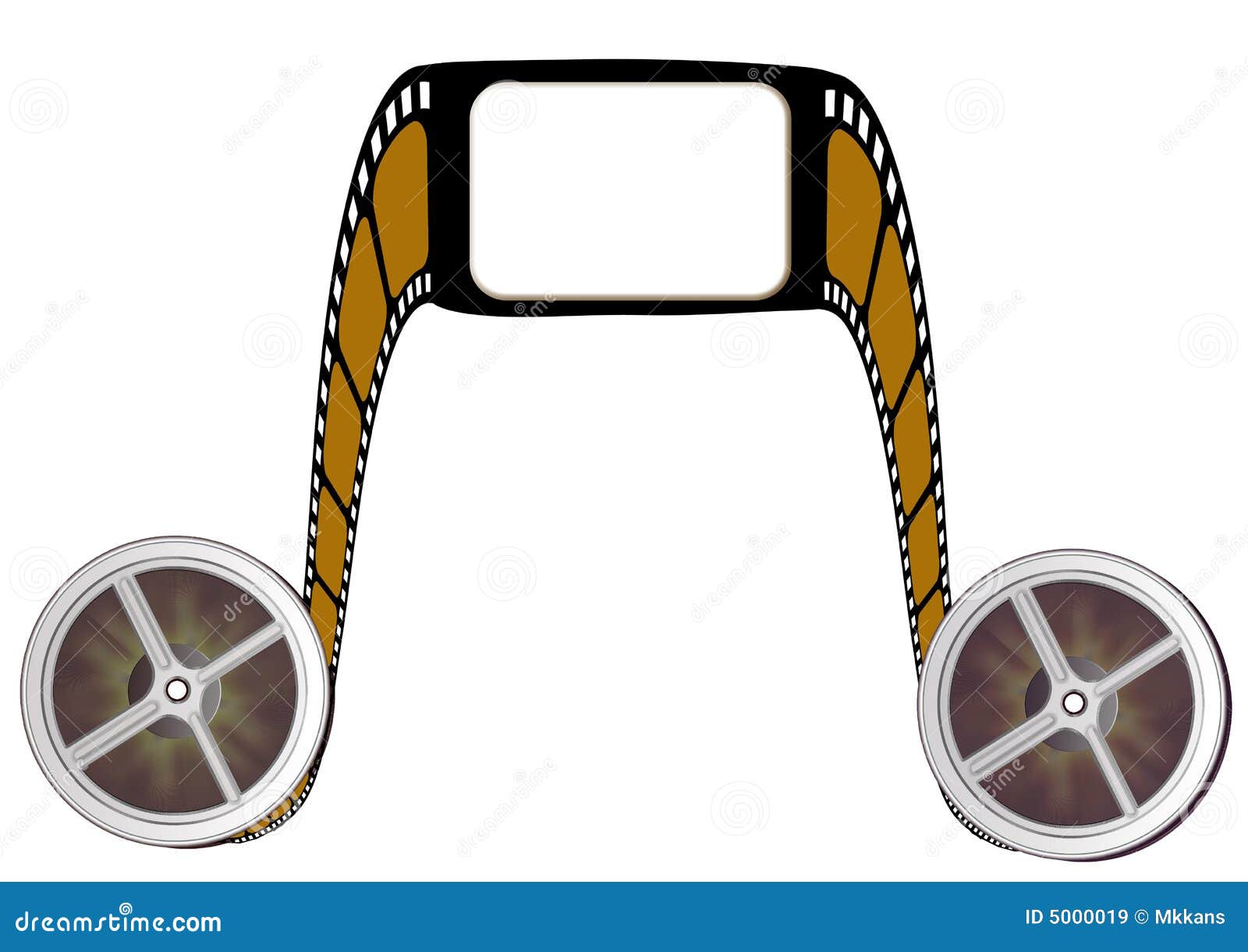 Film Roll Side View Vector Icon On White Background. Flat Vector Film ...