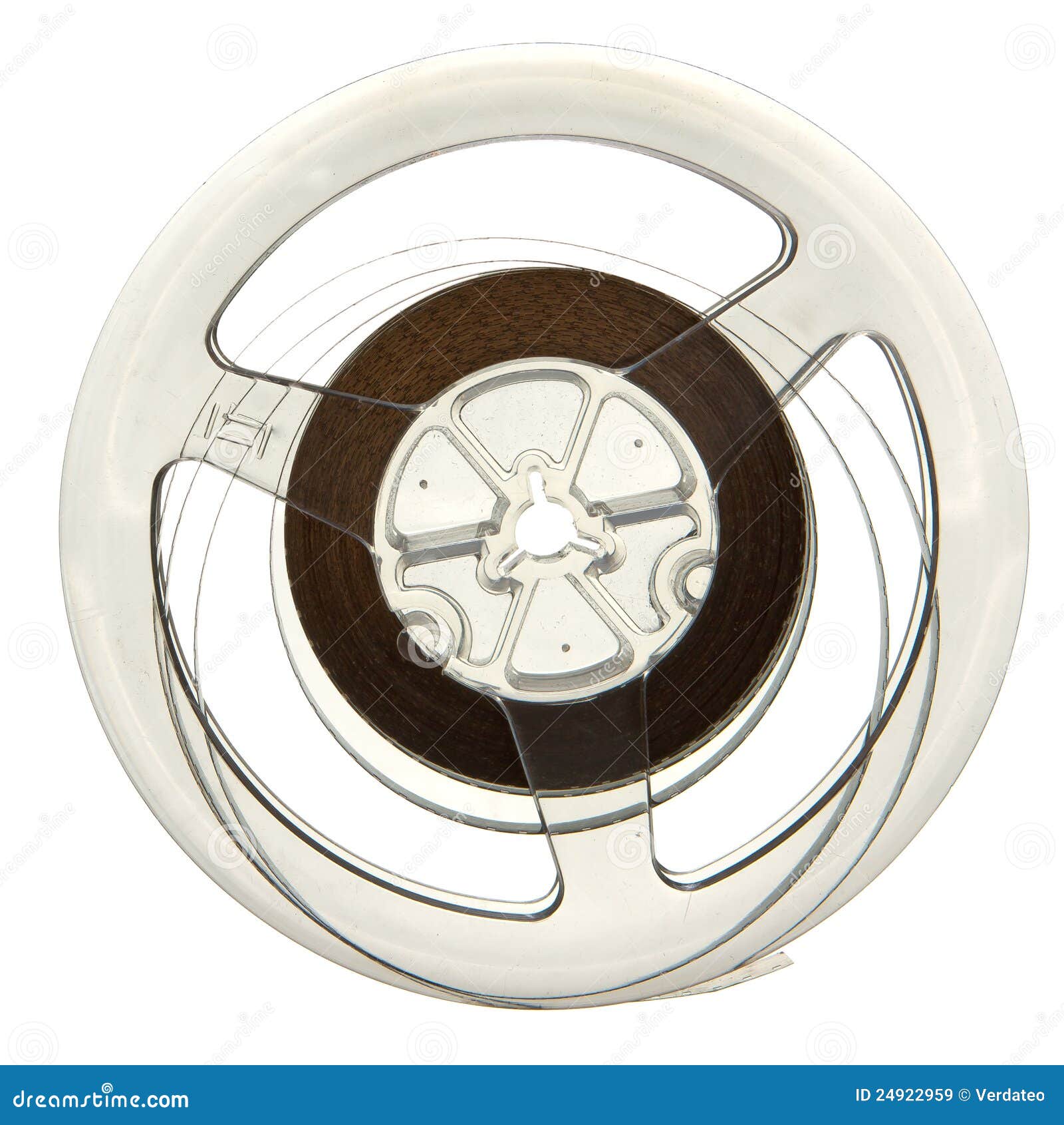 Cinema film spool stock image. Image of spool, curling - 24922959