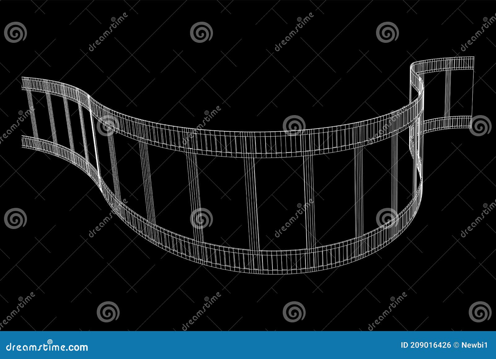 Cinema Film Strip. Film Frame Stock Vector - Illustration of video ...